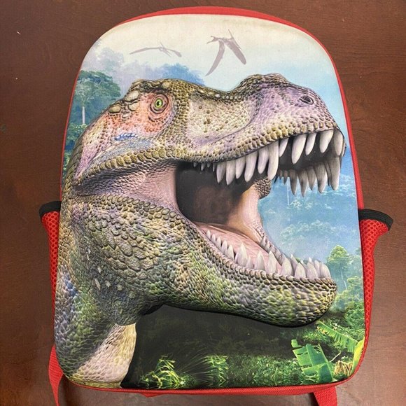Other | 3d Foam Trex Backpack 14 Kids Red | Poshmark